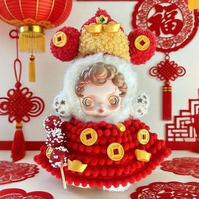 新年财神爷套装SP娃衣光织园冬日