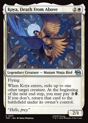 【莎莎的小窝】万智牌 TMT 忍者神龟 Koya, Death from Above