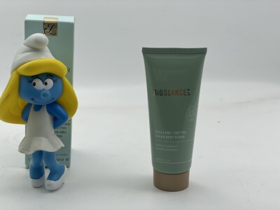 美国 BIOSSANCE8234角鲨烷去角质糖晶颗粒身体磨砂膏60ml嫩滑透亮