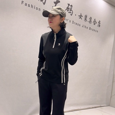 6563女权贵族初冬新品半拉链可外穿可内搭休闲长袖上衣加大码女装