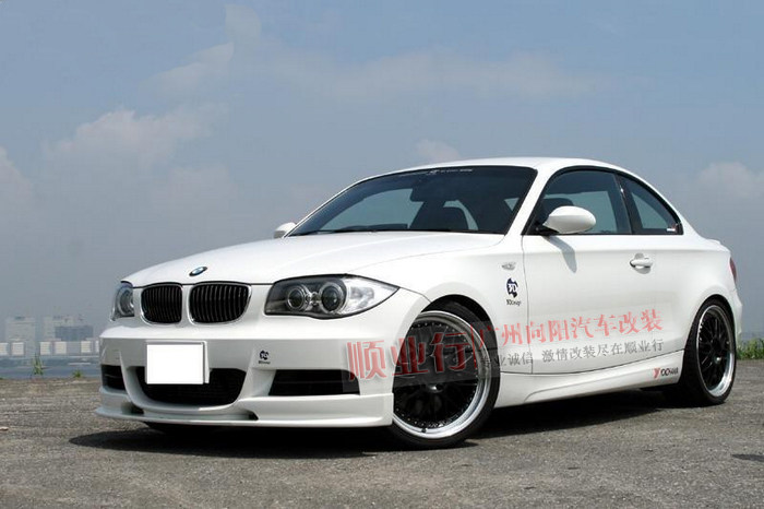 BMW 1 Series 135i body kits 宝马e82 m-tech版专用3D包围头唇