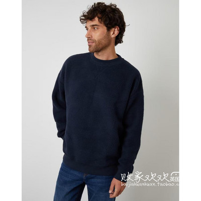 英国代购正品10.28 2025潮流导向 男装新款 休闲深色长袖舒适卫衣