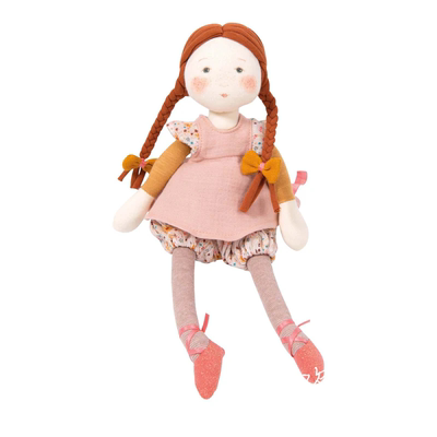英国代购正品06.20 Moulin Roty Les Rosalies Fleur Rag 布娃娃