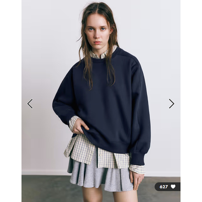 女装新款休闲深色长袖舒适卫衣