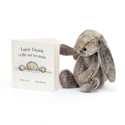 英国代购正品01.22 jellycat Lapin Timide Veille长耳兔和书套装