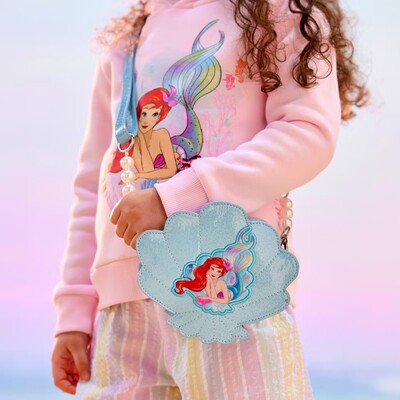 英国代购正品04.01 Disney 迪士尼 Mermaid 小美人鱼贝壳斜挎包