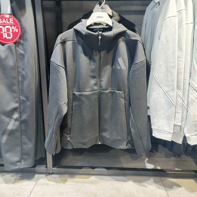 Adidas阿迪达斯男子外套2024运动上衣休闲连帽夹克JE7538 JF2450