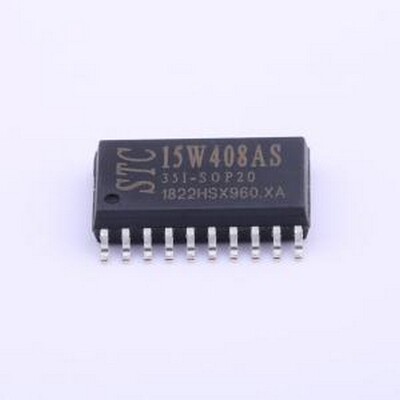 STC15W408AS-35I-SOP20 单片机(MCU/MPU/SOC) STC15W408AS-35I-SO