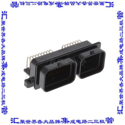 3-6437285-2 针座连接器60POS插座4排3mm公形插针通孔直角镀金