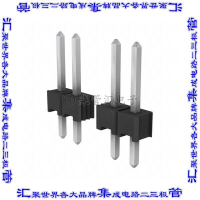 5-146278-8 针座连接器8POS分离式2.54mm公形插针通孔直针锡