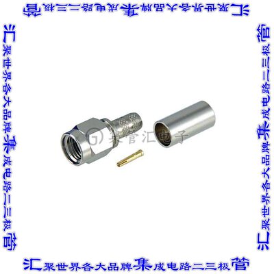 ARSP-1700 同轴连接器RP-SMA插头母形插口压接50欧姆自由悬挂