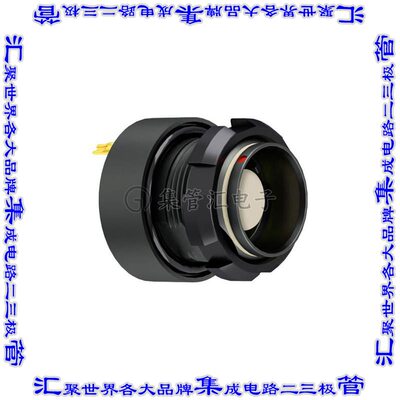 GKCWAM-P04UB00-000L 圆形连接器4POS插座母插口焊接镀金面板安装