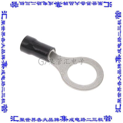 2-34837-4 环形连接器端子圆形1/2接线柱10-12AWG压接