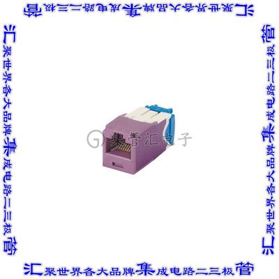 CJ6X88TGVL-24 接插件连接器MINI-COM MODULE, CAT 6A, UTP, 8