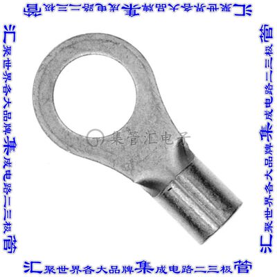 2-33463-4 环形连接器端子圆形3/8接线柱8AWG压接