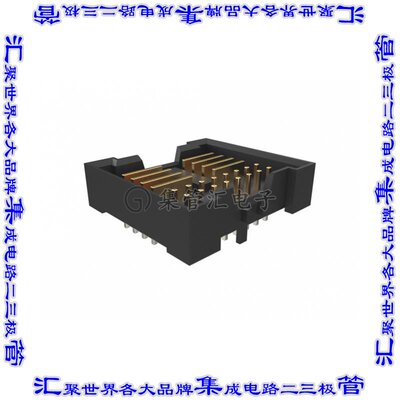 10159583-C231000LF 背板连接器40POS插头公母8排2mm通孔黑色