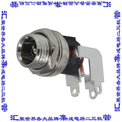 KLDLX-0202-A 接插件连接器DC POWER JACK 2.0MM PNLMT R/A SO