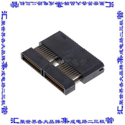 QTH-040-08-L-D-DP-A 板对板连接器80POS差分对阵列公2排0.5mm表