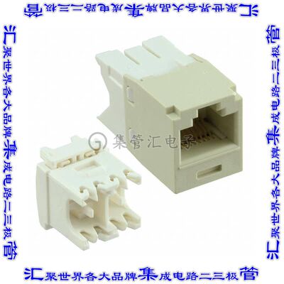 CJ688TGEI 接插件连接器CATEGORY 6, RJ45, 8-POSITION, 8-