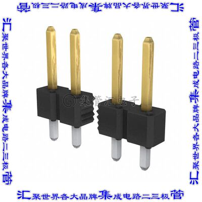 75160-101-36LF 针座连接器36POS接头2.54mm公形插针通孔直针镀金