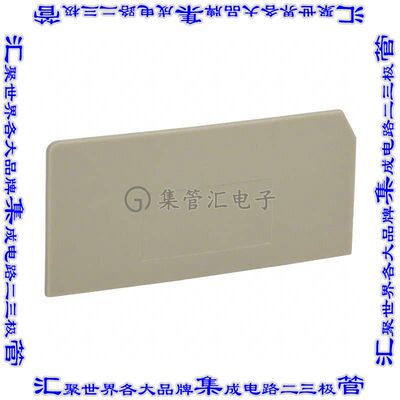 KL450040 连接器配件 端板,导轨型