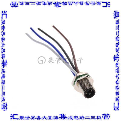 PXMBNI12RPM04TFLM16001 圆形连接器4POS插座公形引脚导线引线镀