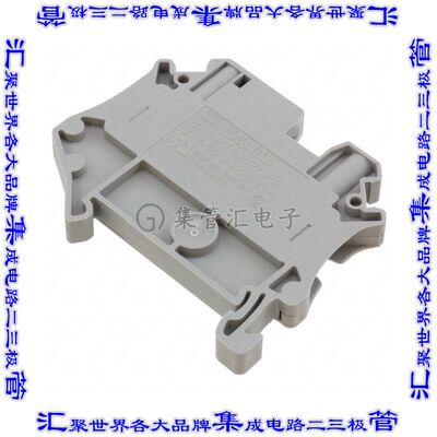 3046168 端子块连接器2POS断连6.2mm灰色10-26AWG