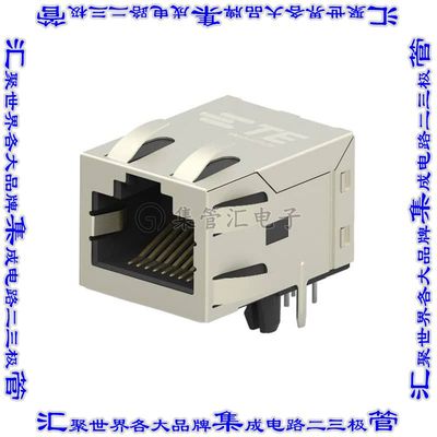 2301994-1 接插件连接器CONN JACK 1PORT 100 BASE-T PCB