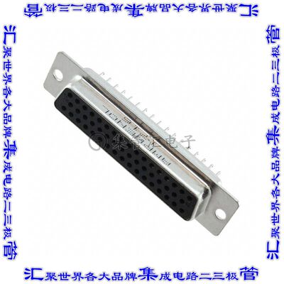 L77SDD50SOL2C309 连接器50POS插座母插口3排D-Sub通孔