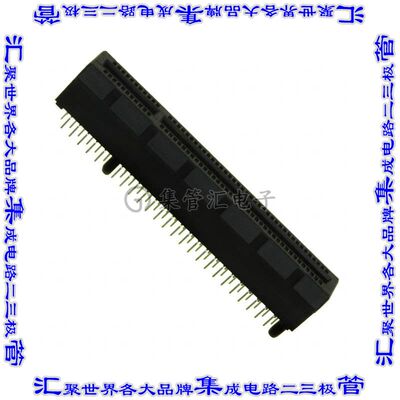 10018784-10202TLF 卡边缘连接器98POS母头2排1mm黑色镀金