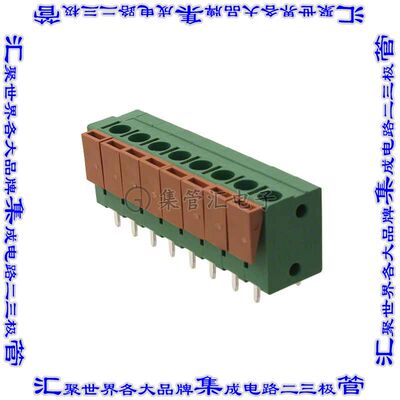 1776260-8 线对板连接器8POS接线端子5.08mm通孔垂直带板