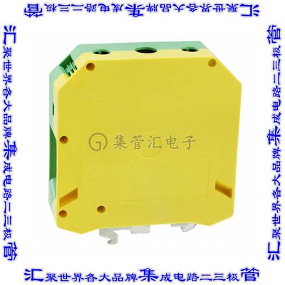 441041 0441041端子块连接器2POS接地地面25.0mm绿色黄色4/0-2AWG