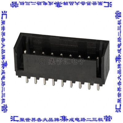 2-644486-9 针座连接器9POS接头2.54mm公形插针通孔直针锡