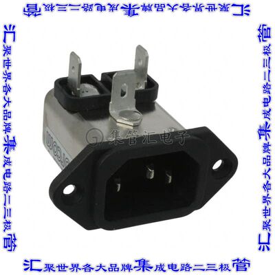 3EEA2 电源接入连接器3POS插座公型片状插脚IEC320-C14面板安装法