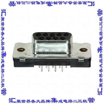 747150-7 连接器9POS插座母插口2排D-Sub通孔