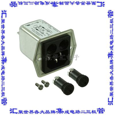 5707.0601.312 电源接入连接器3POS插座公型片状插脚IEC320-C14面