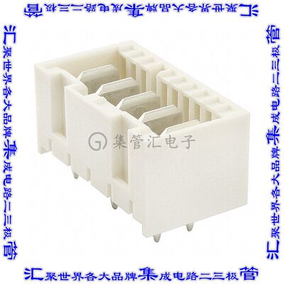 6-1971845-5 针座连接器5POS接头5mm公形插针通孔直针锡