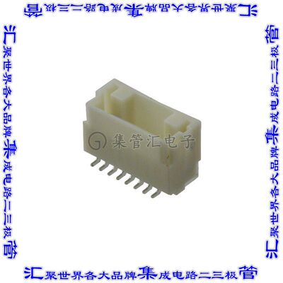 BM08B-NSHSS-TBT 针座连接器8POS接头1mm公形插针表贴SMD锡