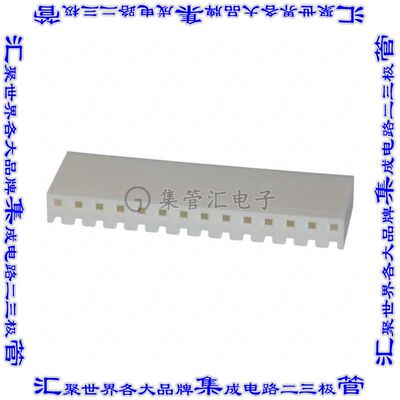 1-640251-4 矩形连接器外壳14POS插座3.96mm母形插口天然色自由悬