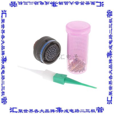 MS27484T14B35S 圆形连接器37POS插头母插口压接镀金自由悬挂