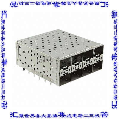 SFPP014-L 插拔式连接器160(20x8)插座成组(2x4)SFP+通孔直角压配