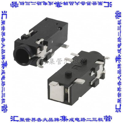 SJ-43516-SMT-TR 接插件连接器CONN JACK 4COND 3.5MM SMD R/A