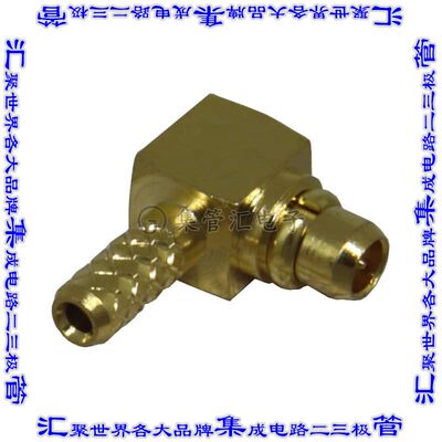 CONMMCX012-R178 同轴连接器MMCX插头公引脚焊接50欧姆自由悬挂直