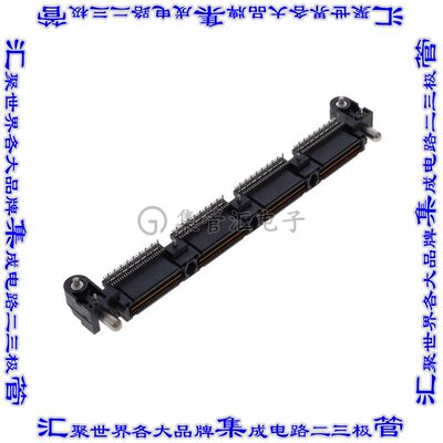 QMS-104-02-SL-D-RA-MG 板对板连接器208POS接头外罩触点2排0.64m