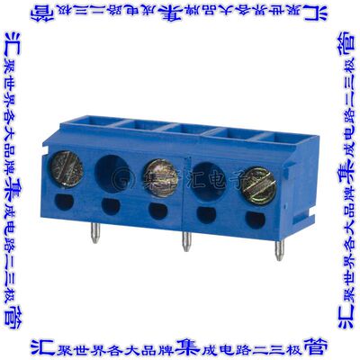 OSTTB031161 线对板连接器3POS接线端子1mm通孔垂直带板