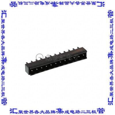 1-2305908-2 端子块连接器12POS接头公引脚带罩5mm黑色90DEG表贴S