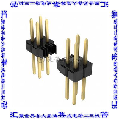 929665-08-07-I 针座连接器14POS接头2排2.54mm公形插针通孔直针