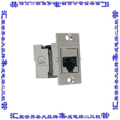 NHRJ45D5ESIDC 接插件连接器NH SERIES NARROW MODULAR PANEL C