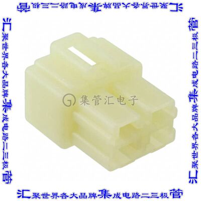 172133-1 接插件连接器CONN MALE TAB HSG 0.25 4POS NAT