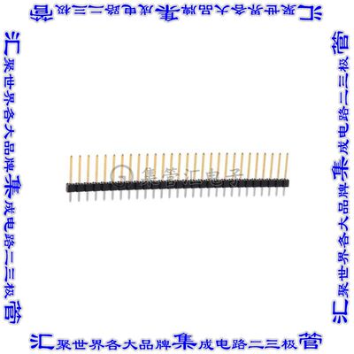 78511-128HLF 针座连接器28POS接头2.54mm公形插针通孔直针镀金